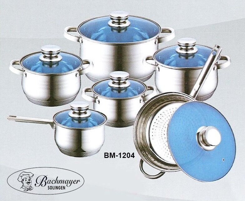 Set crockery of stainless become 12 etc Bachmayer BM-1204 - Market posudu